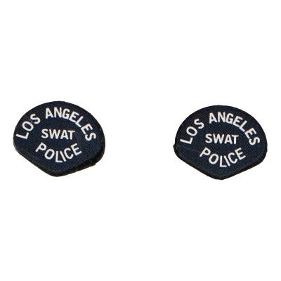 Los Angeles SWAT Police Patches (Blue) - Machinegun