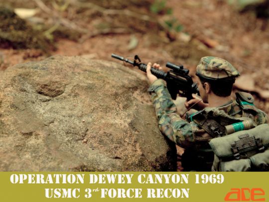 Operation Dewey Canyon 1969 - USMC 3rd Force Recon - Machinegun